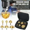PPR Lifting Drill Bit Set for PPR Pipe Repair, High Carbon Steel with ...