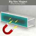4 Pack Magnetic Spice Rack Organizer for Refrigerator and Oven, White ...