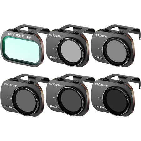 6 Filter Kit for Mavic Mini - UV, ND4/PL, ND8/PL, ND16/PL, ND32/PL ...