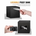 2X Piggy Bank for Adults, Stainless Steel Combination Reusable Safe ...