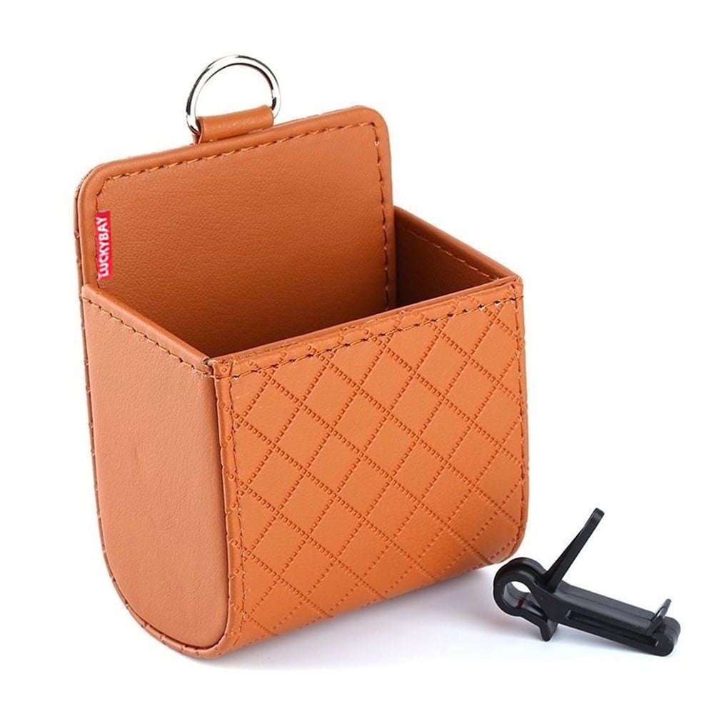 Luckybay Car Organizer Pouch Box, Universal Car Air Vent Organizer ...