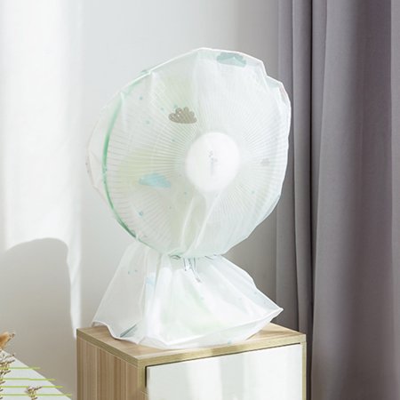 Electric Fan Cover Full Coverage Dust Covers Zip Up Peva Waterproof ...