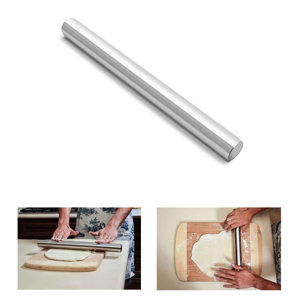 Professional French Rolling Pin for Baking, Top-Grade Stainless Steel ...