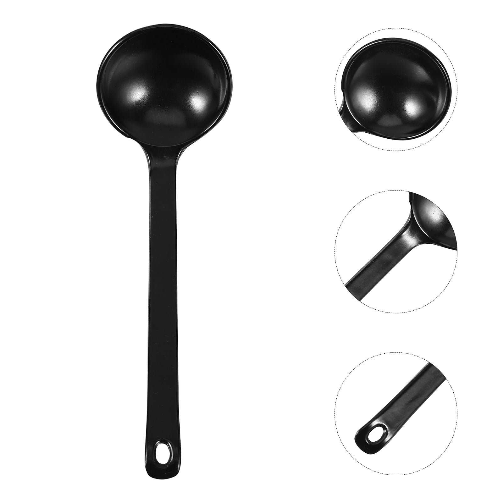 Click here for Operage Black Melamine Soup Spoons With Ergonomic... prices
