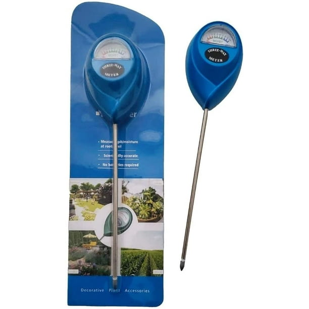 Soil Water Meter - Soil Moisture Monitor,Hydrometer for Gardening (NO ies Required),blue ...