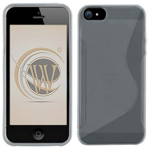 SEE-THRU TINT FROST SMOKE TPU CANDY SKIN CASE GRIP FOR iPHONE 5 5s SE ...