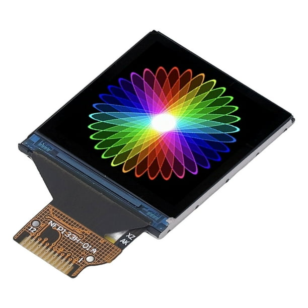 Pantalla de visualización TFT, 2 piezas Pantalla de visualización IPS en color TFT de 1,3 ...