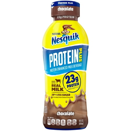 UPC 028000276393 - NESTLE NESQUIK Protein Plus Chocolate Flavored Low ...