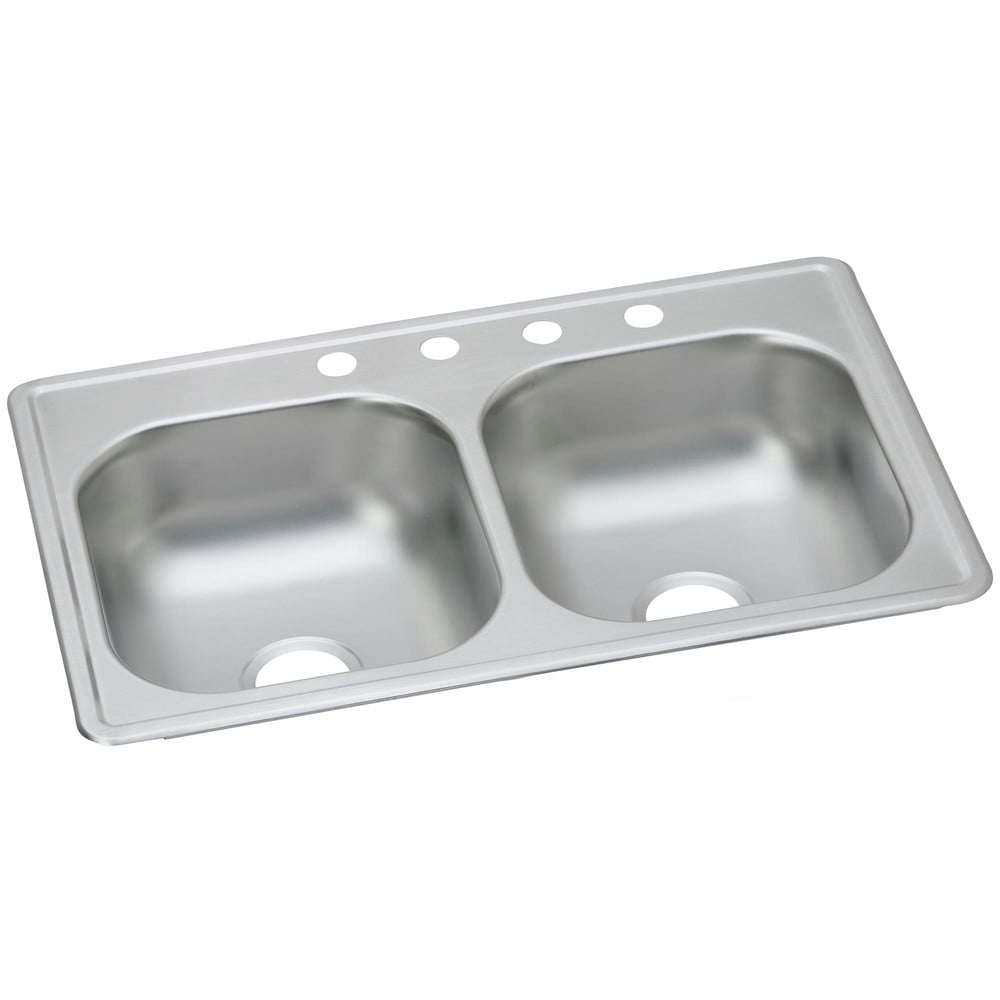 Dayton Top Mount Stainless Steel Kitchen Sink - Walmart.com