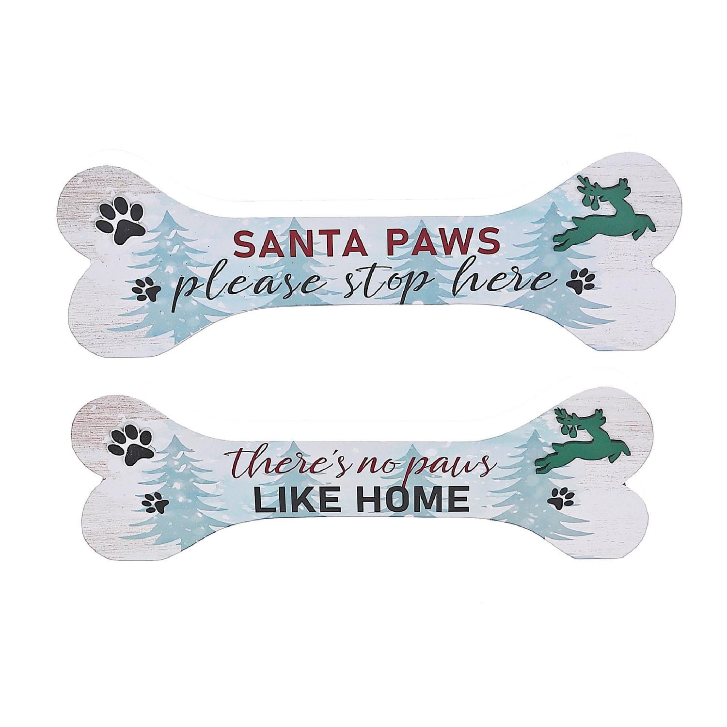 Click here for Ih Casadécor Christmas Bone Shape Holiday Paws Sig... prices