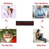 BTB SIGN LED Countdown Clock with Remote, 1.8'' 9 Digits Digital Timer ...