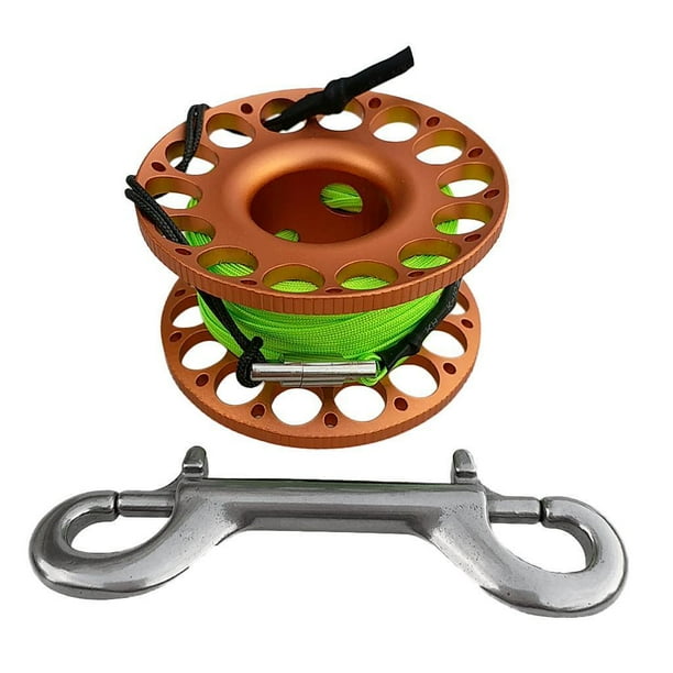 freestylehome 30m Aluminum Alloy Cave Diving Finger Spool Guide Line ...