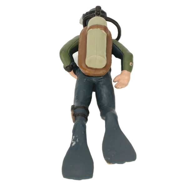 Aquarium Floating Diver Decoration, Innovative Frogman Fish Tank ...