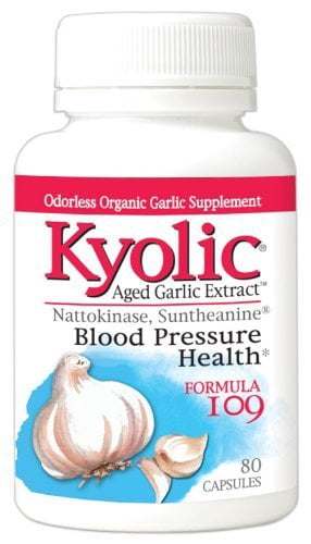 Kyolic Garlic Formula 109 Blood Pressure Health (80 Capsules) - Walmart.com
