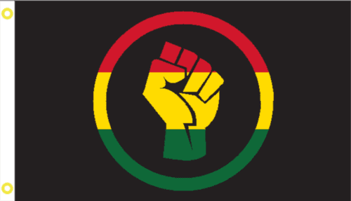 Black Lives Matter Rasta BLM Africa Pan African USA 3X5 Flag Rough Tex ...