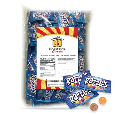 Razzles Candy Gum 2-Piece Packets 12 Oz. Bag (Approx. 100 Count ...
