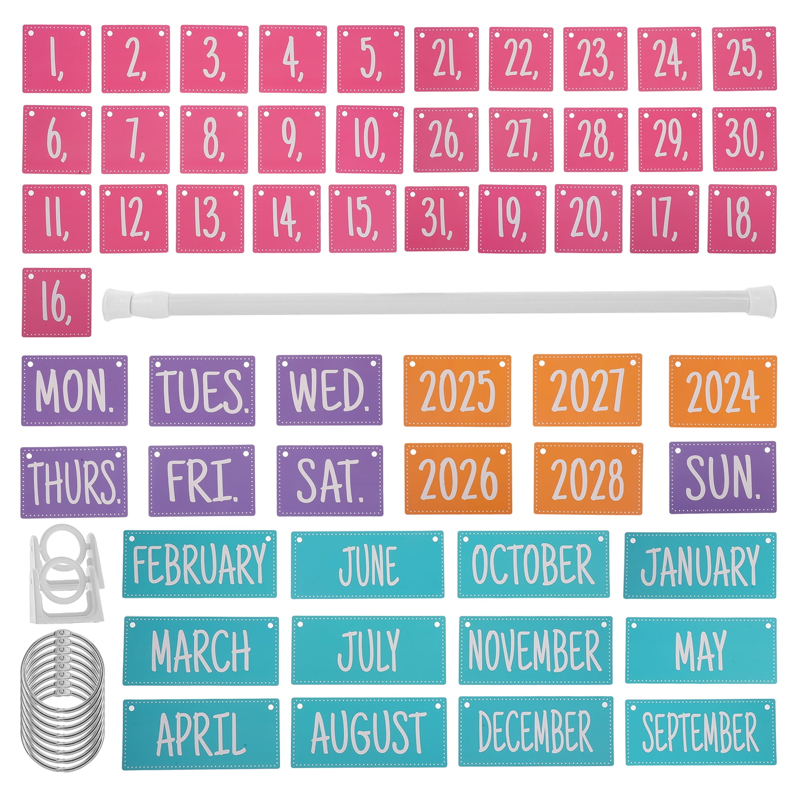 Click here for Fomiyes Calendar Bulletin Board Set 2024 To 2028 F... prices