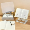 Ready to Use Book Stand Gift Adjustable Rotating Spring Clip for ...