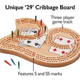 Mainstreet Classics Wooden "29" Cribbage Board - Walmart.com