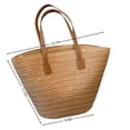2026 new Straw Bag Womens Straw Beach Bag Vacation Purse for Summer ...