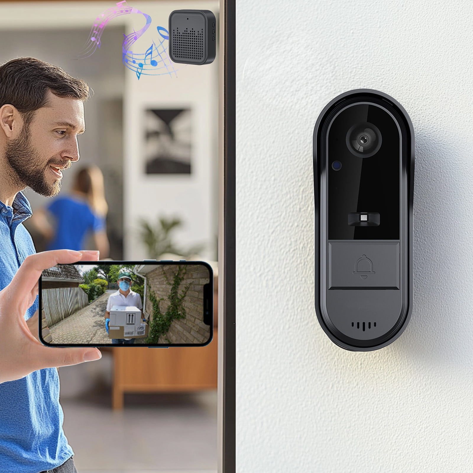 Click here for Yhmxh Electronics Smart Home Smart Visual Doorbell... prices