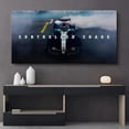 Controlled Chaos Lewis Hamilton Formula 1 Canvas Print Motivational F1 ...