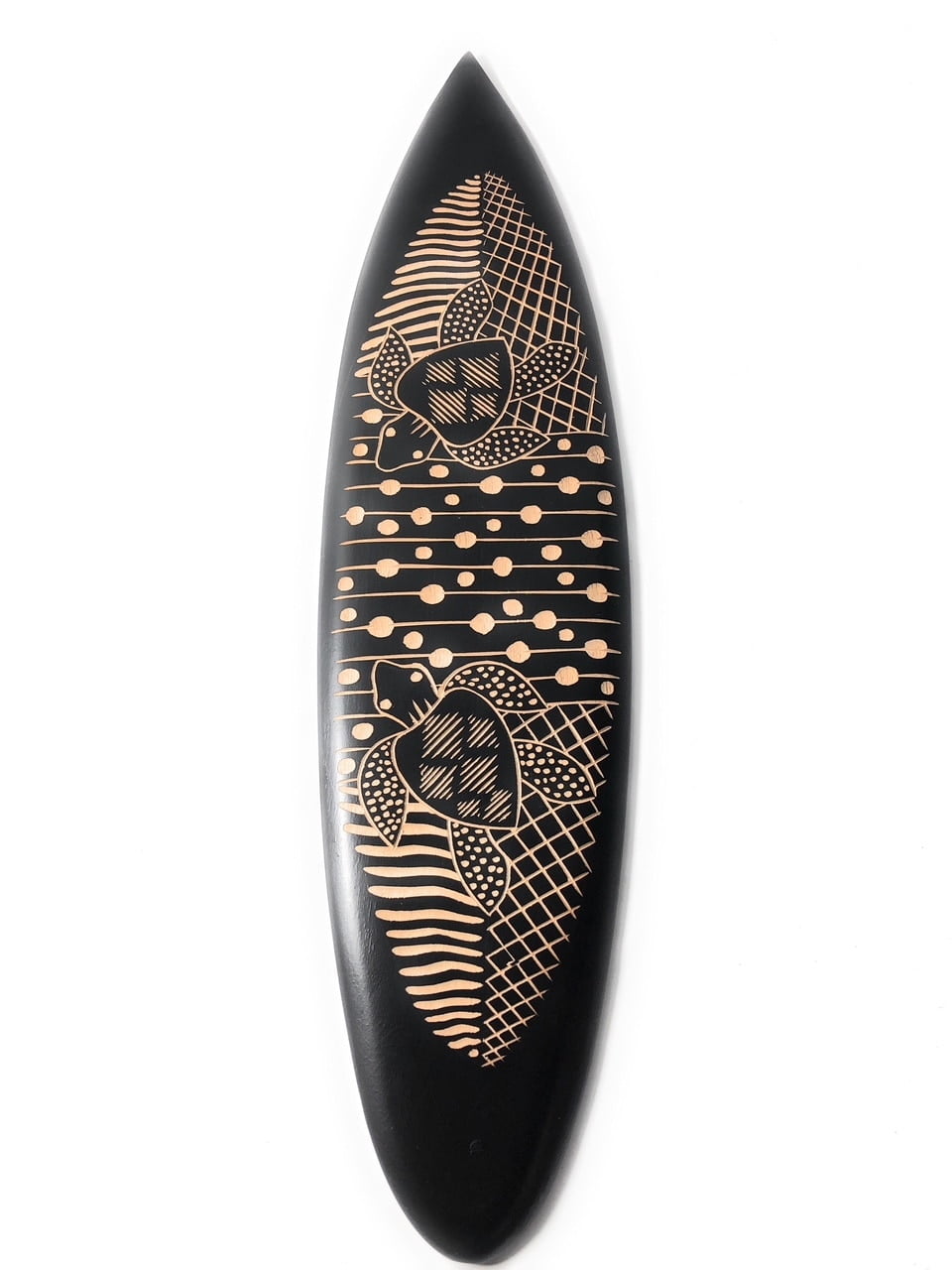 Wooden Surfboard w/ Swimming Turtles 20" - Surf Decor | #sur14b50 ...