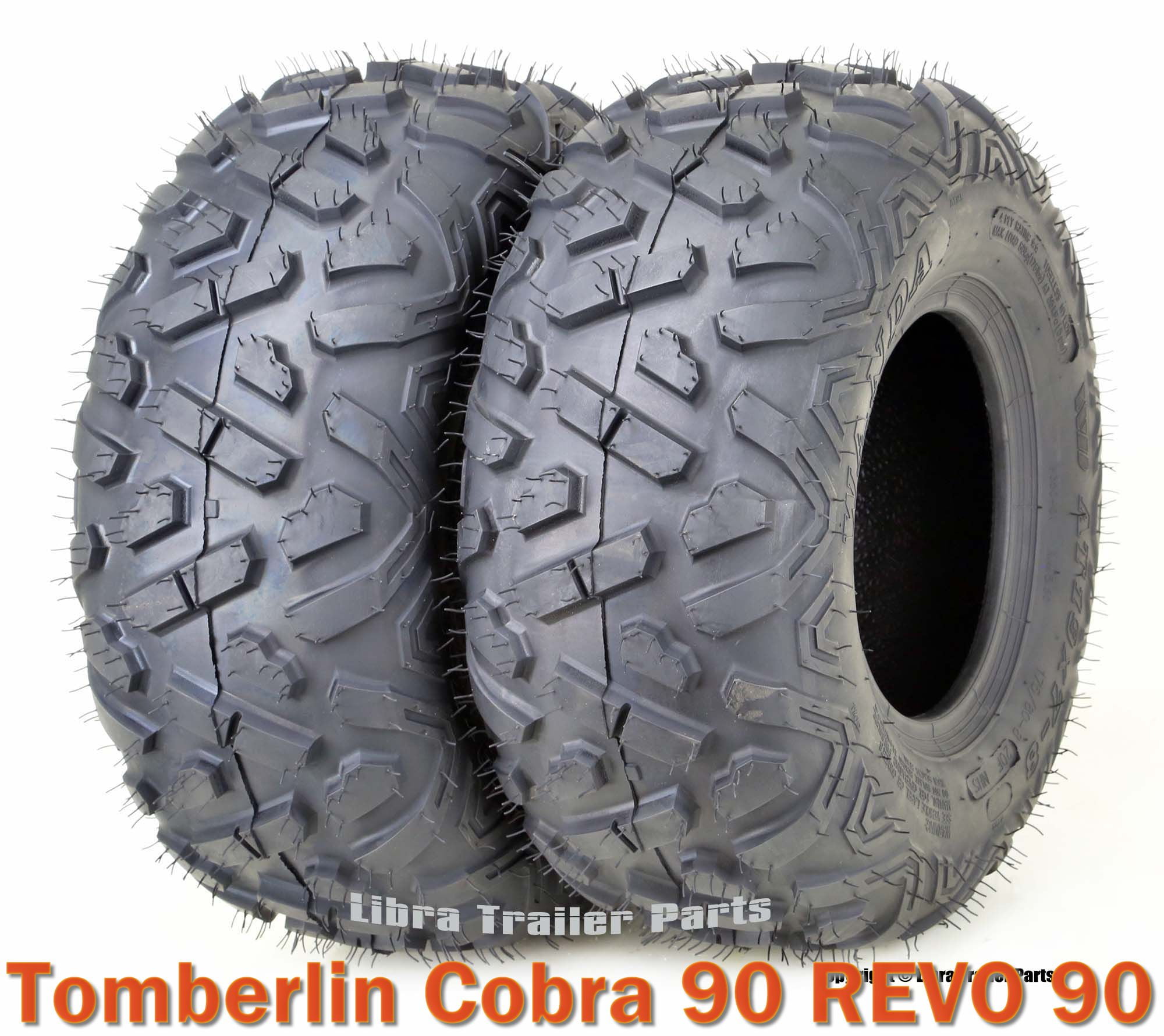 2 WANDA ATV tires 19x7-8 19x7x8 Tomberlin Cobra 90 REVO 90 front P350 ...