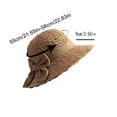 Avdolw Bandana Style Fisherman Sun Hat UPF 50+ Protection Straw Hat ...