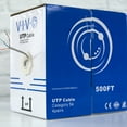 VIVO 500ft Bulk Cat5e LAN Ethernet Cable / Wire UTP Pull Box 500 ft Cat ...
