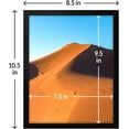 8x10 Picture Frame for Wall Display, 8x10 Black Picture Frame with HD ...