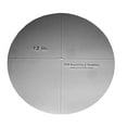 Circle Template 12" - Clear 1/4" Thick- Actual Size - Walmart.com
