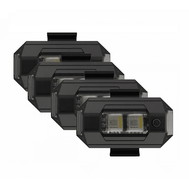 Mini Luces Moto Y Bicicleta 31 Funciones 4 Piezas Negras | Walmart en línea