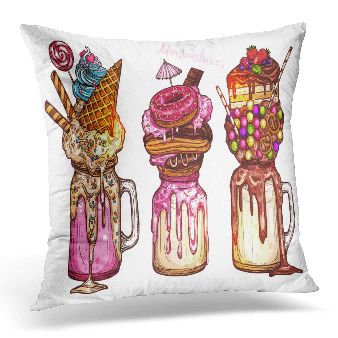 ECCOT Shake Monstershakes in Color Sketch Style Freak and Crazy ...