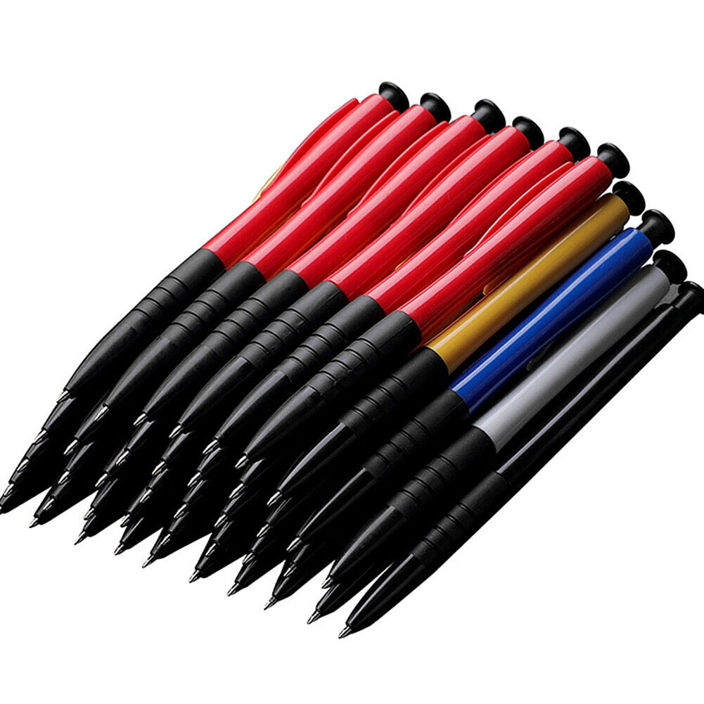 US 200 Pack Bulk Wholesale Lot Ink Pens Ball Point Plastic Retractable ...