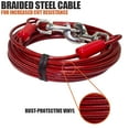 BV Pet Heavy Duty Lead, Extra-Large Tie Out Cable for Dogs up to 125 ...