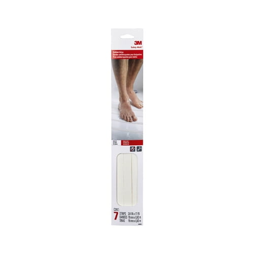 3M COMPANY 7645 7PK White Bathtub Strips - Walmart.com