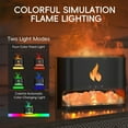 Essential Oil Diffuser, Fireplace Fire Flame Aromatherapy Diffuser ...