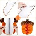6 Pack Fall Acorn Honeycomb Ball Decorations,12in 8in Tissue Paper ...