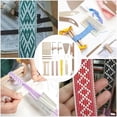Weaving Loom Kit, Wood DIY Weaving Loom Including Warping Peg, Clamp ...