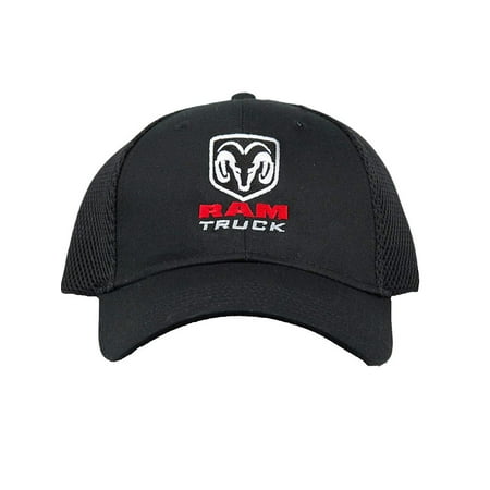 Buy Cool Shirts - Dodge RAM Truck Mesh-Back Adjustable Hat - Black ...