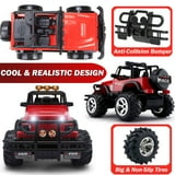 Remote Control Jeep 4x4 with Ramp Hard off Road Scale 1:12 - Walmart.com