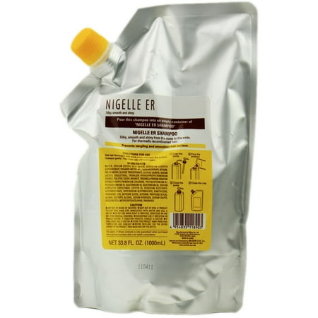 33.8 oz - refill bag , Nigelle ER Shampoo , Hair Scalp Head - Pack of 3 ...