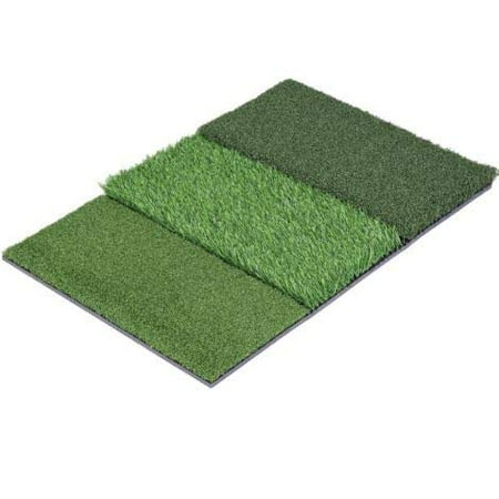 SkyLife Tri-Turf/Dual-Turf Golf Hitting Mat 16'' x 25'', Driving ...