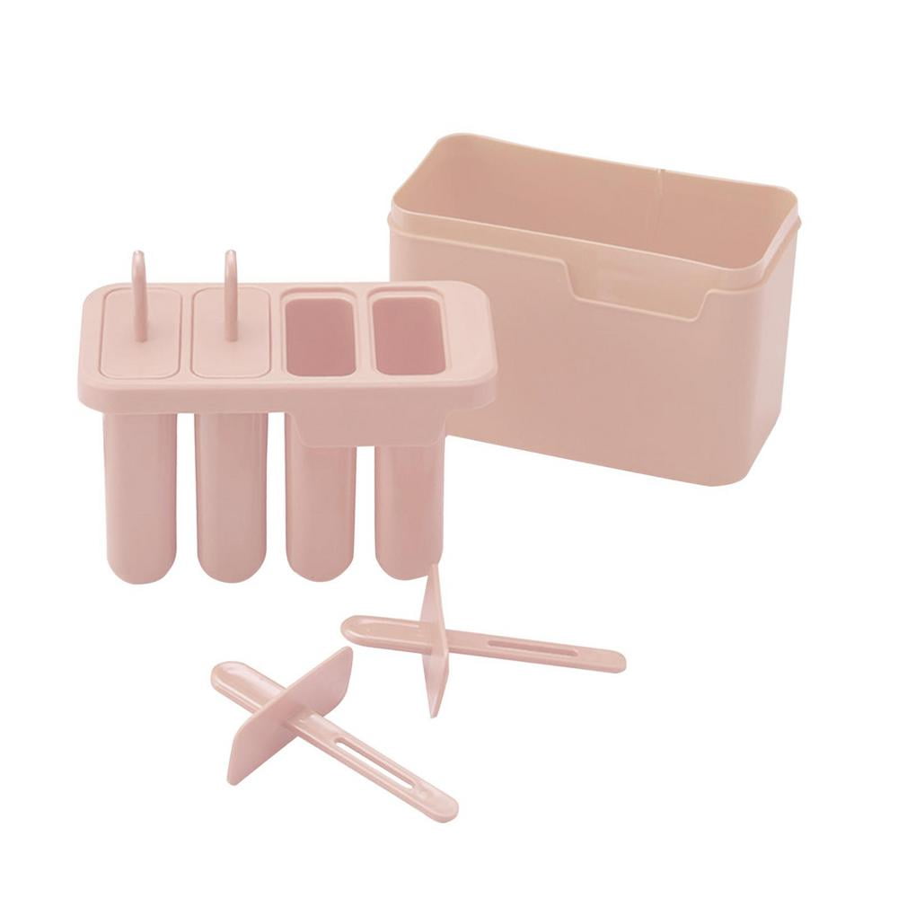 Tohuu Homemade Popsicle Molds 4 Piece Popsicle Molds Set Reusable Ice ...