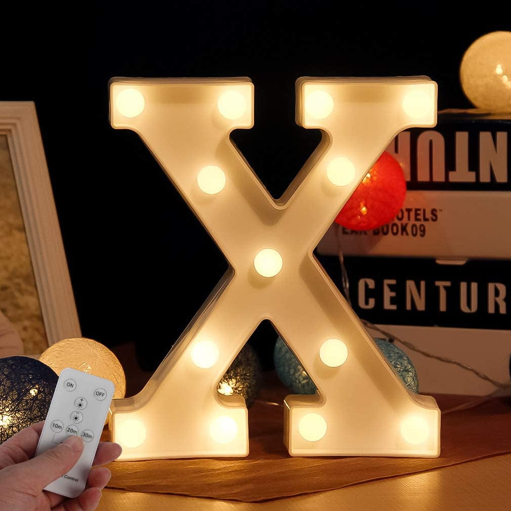 Light Up Letters for Wall Decor Led Letter Marquee Lights Alphabet ...