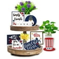 decorations for Home, 4Th of July decor, Patriotic decorations, Tiered ...