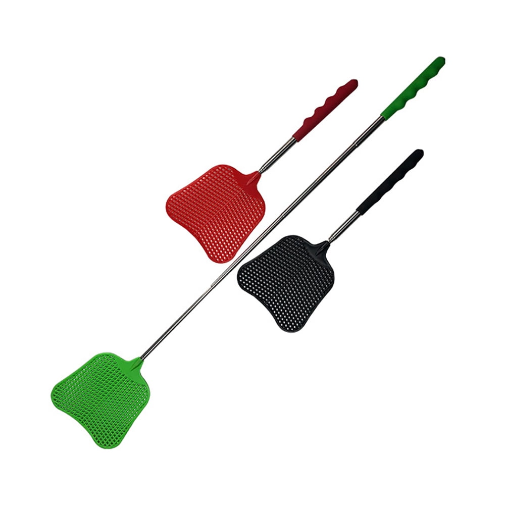 Matamoscas retráctil de acero inoxidable, herramienta para matar moscas ...