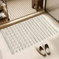Anti Slip Mat White Bathroom Shower Room Toilet Floor Rug Waterproof ...