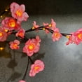 Cherry LED Tree Branch Lights for Wall, Cherry Blossom Willow Vine ...